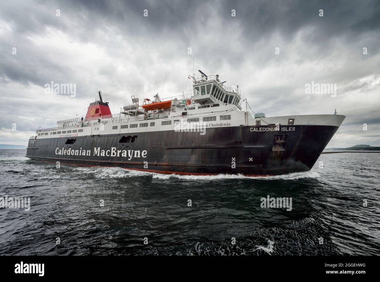 The ferry Caledonian Isles is operated by Caledonian MacBrayne on the ...