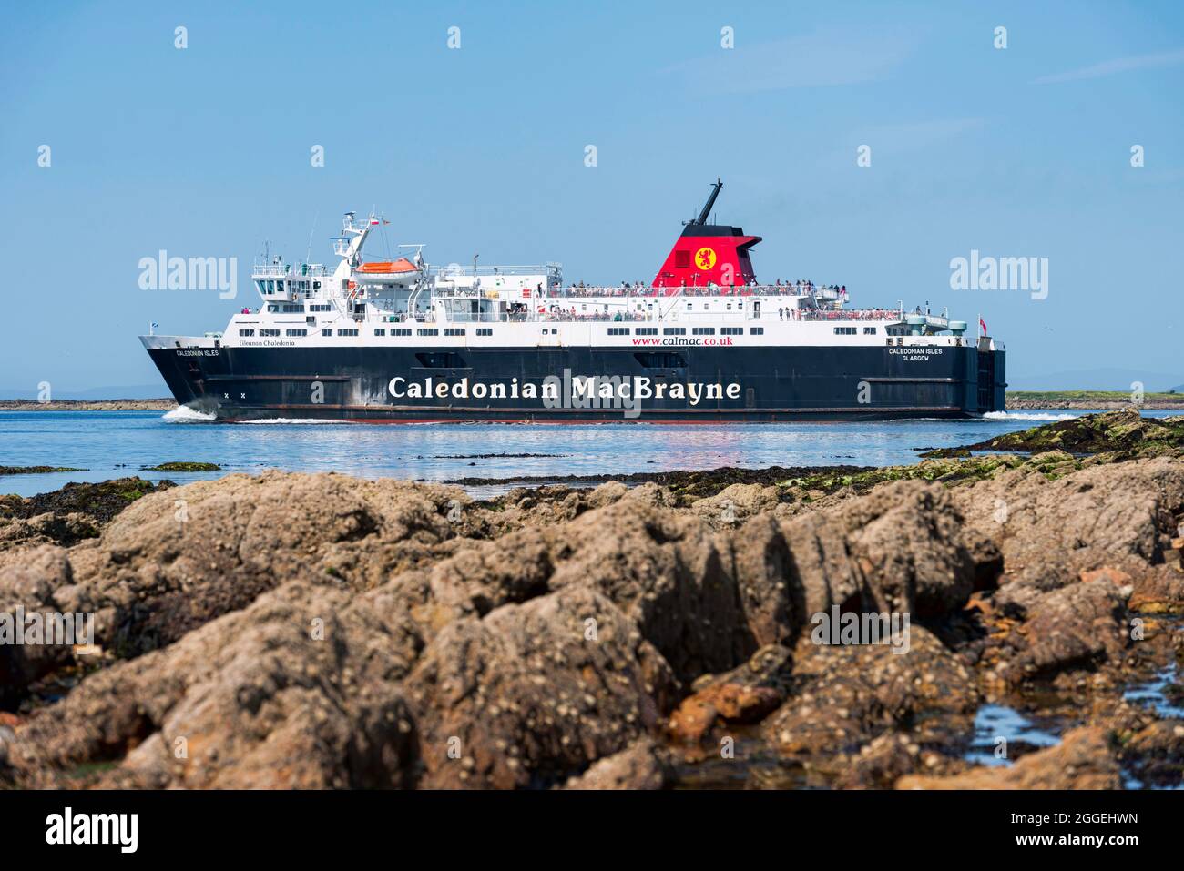 The ferry Caledonian Isles is operated by Caledonian MacBrayne on the ...