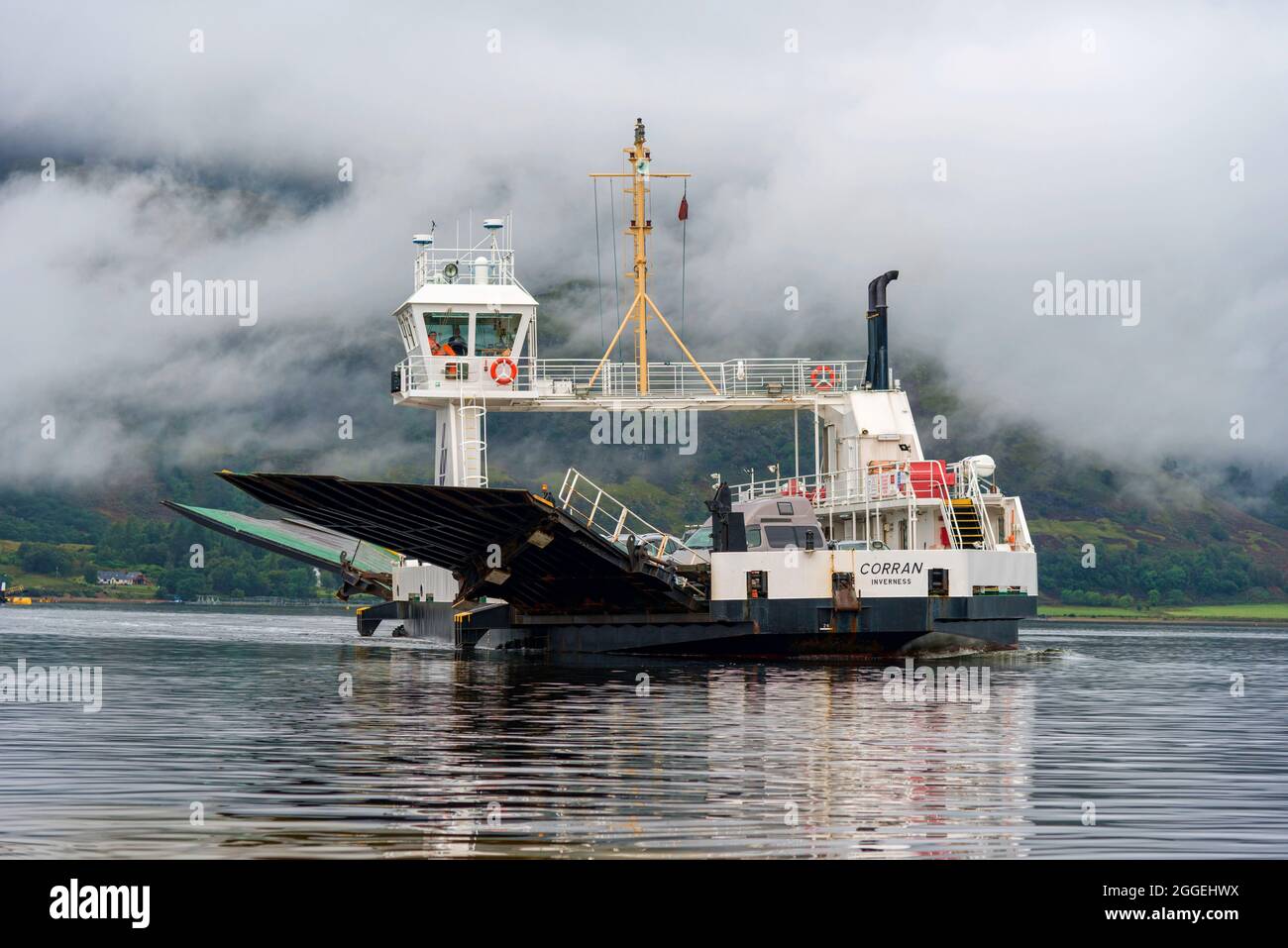 The Highland Council-operated ferry Corran provides a five-minute ...
