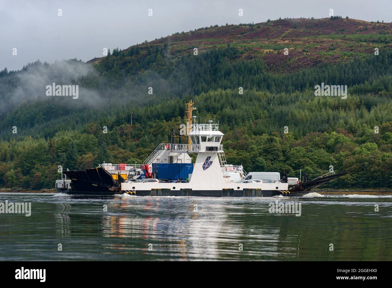 The Highland Council-operated ferry Corran provides a five-minute ...