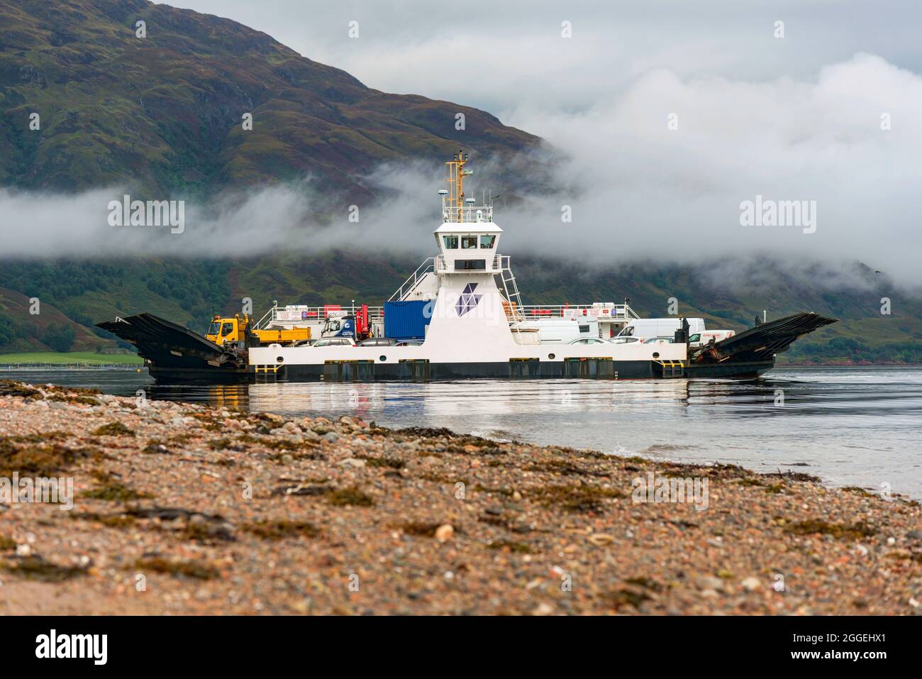 The Highland Council-operated ferry Corran provides a five-minute ...