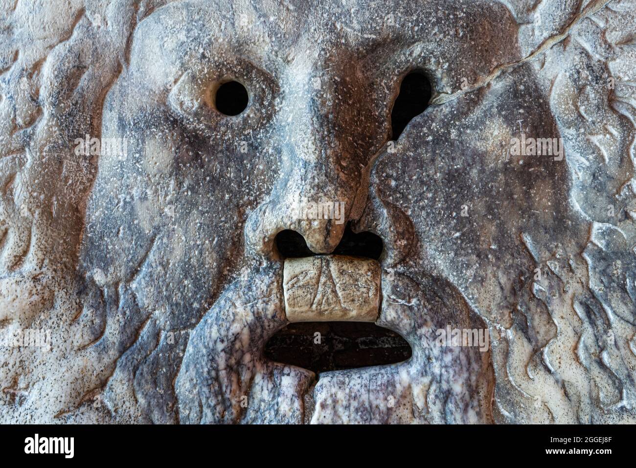 Rome Italy: (Boca della Verita) The mouth of truth marble mask ...