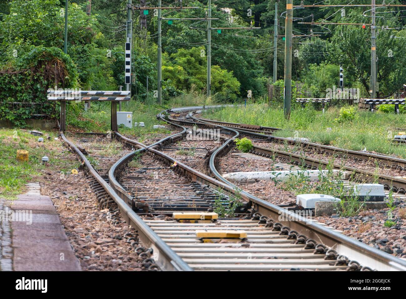 Railroad switches hi-res stock photography and images - Alamy
