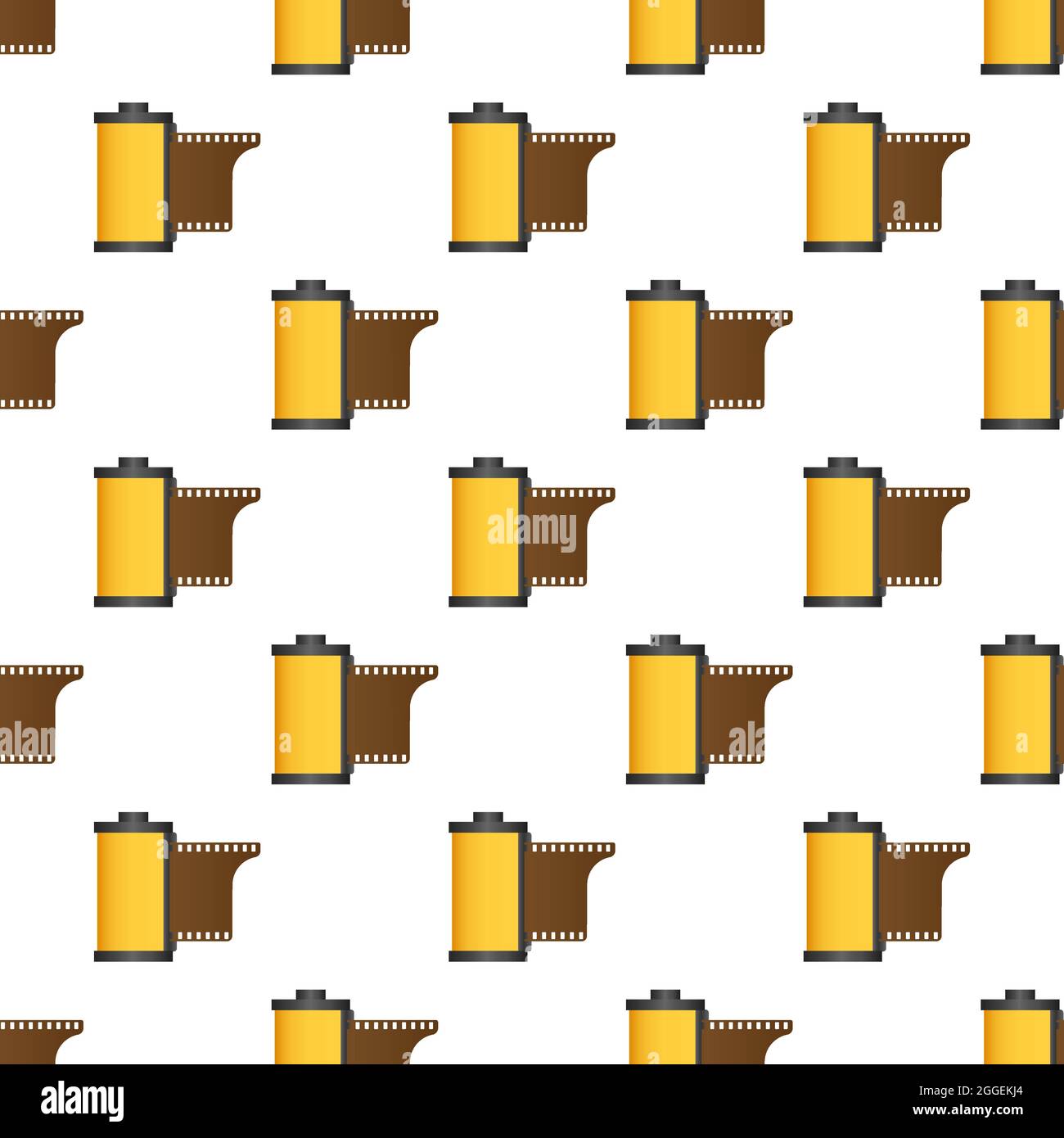 Camera film roll pattern. Vector stock illustration Stock Vector Image ...