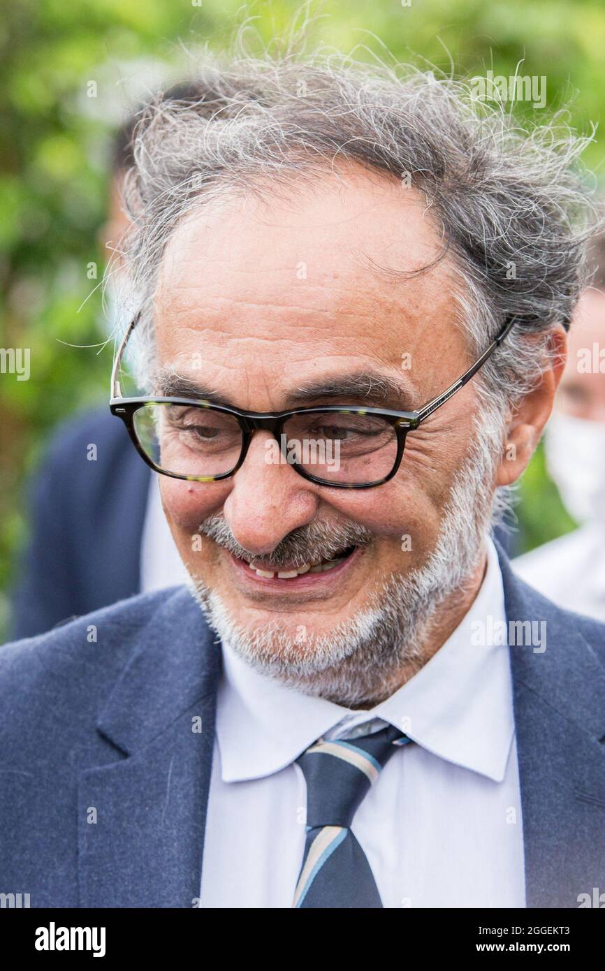 Jean-Yves Halimi son of Gisele Halimi during inauguration of the ...