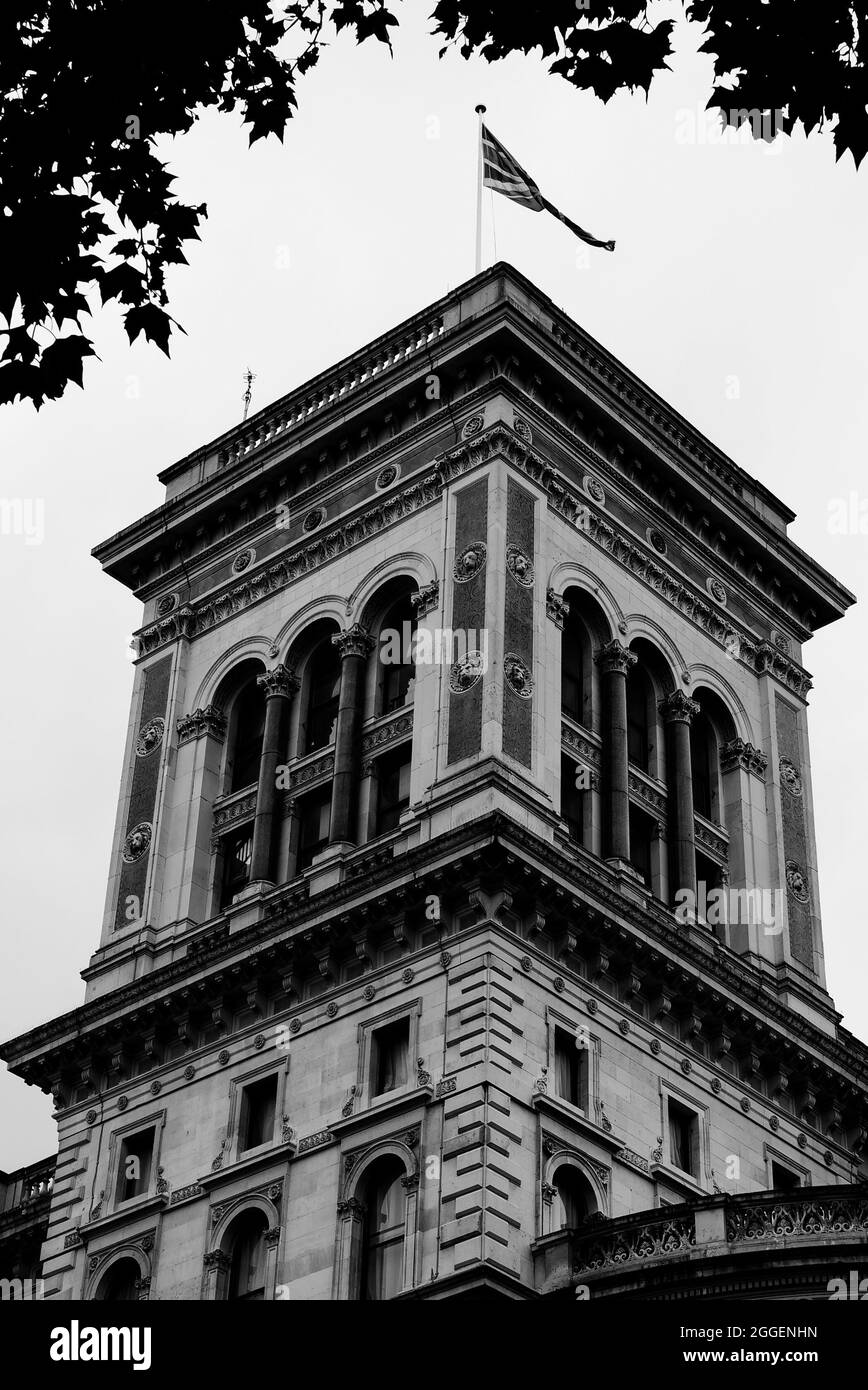 Whitehall westminster london britain Black and White Stock Photos ...