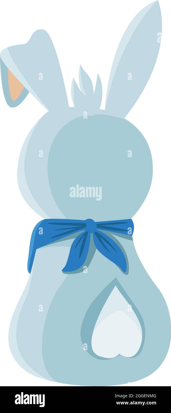 cute blue rabbit Stock Vector Image & Art - Alamy