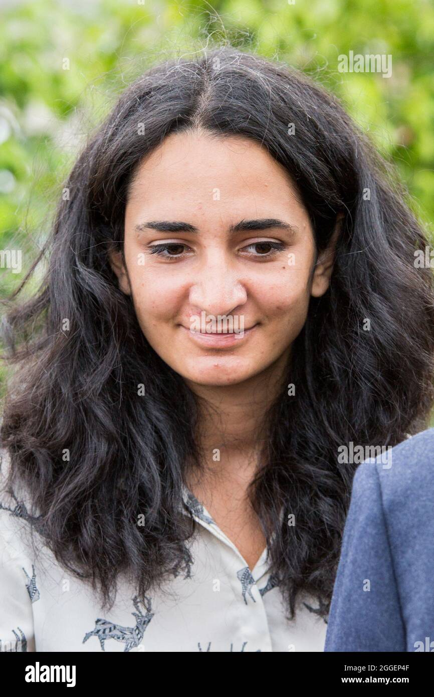 Maud Halimi granddaughter of Gisele Halimi during inauguration of the ...