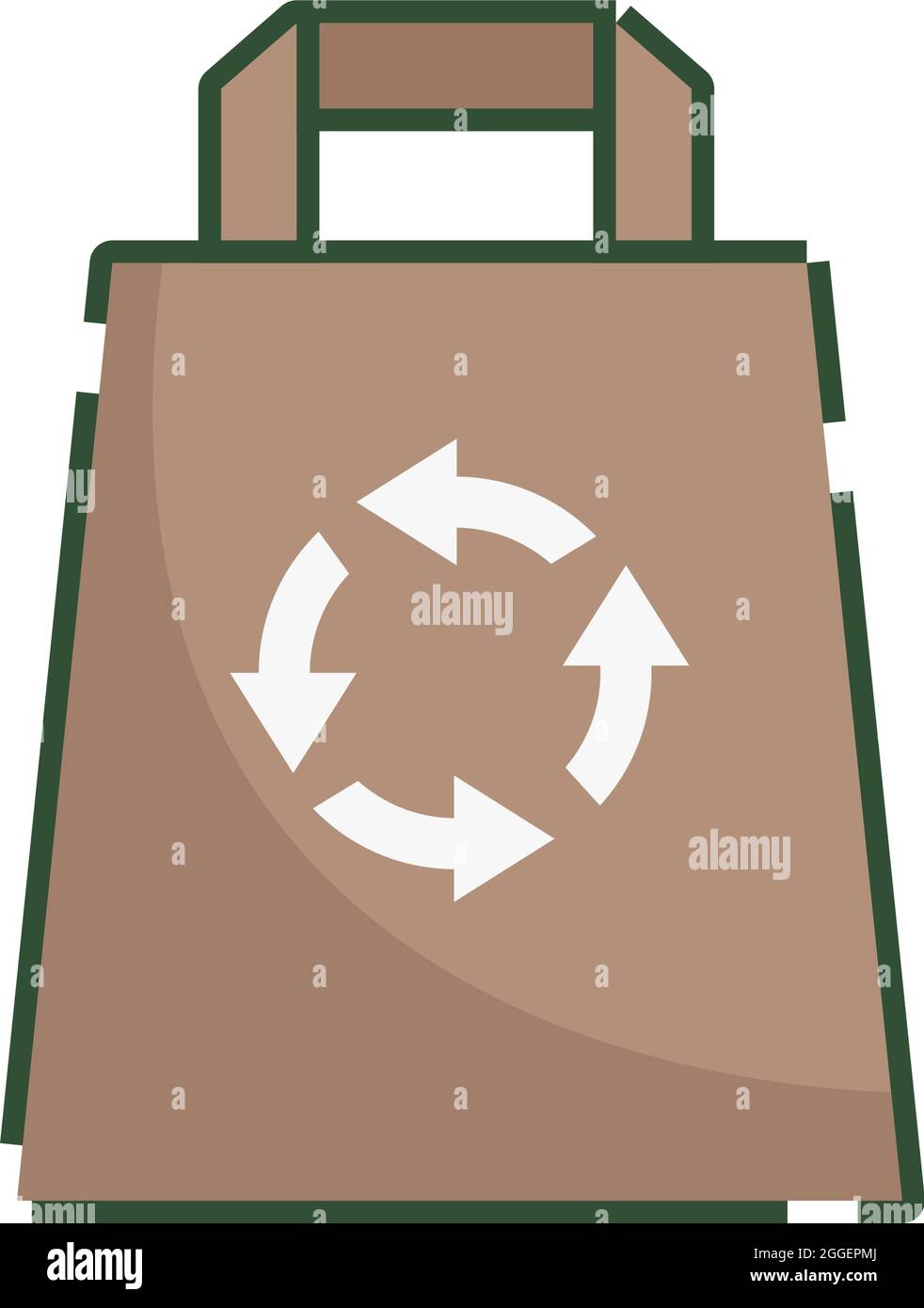 recycle paper bag Stock Vector Image & Art - Alamy