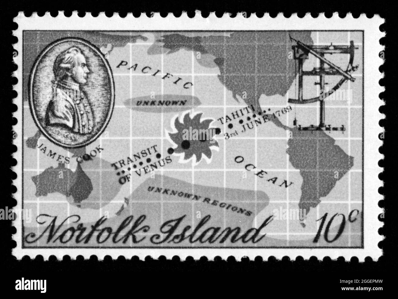 James cook cook stamp hi-res stock photography and images - Alamy
