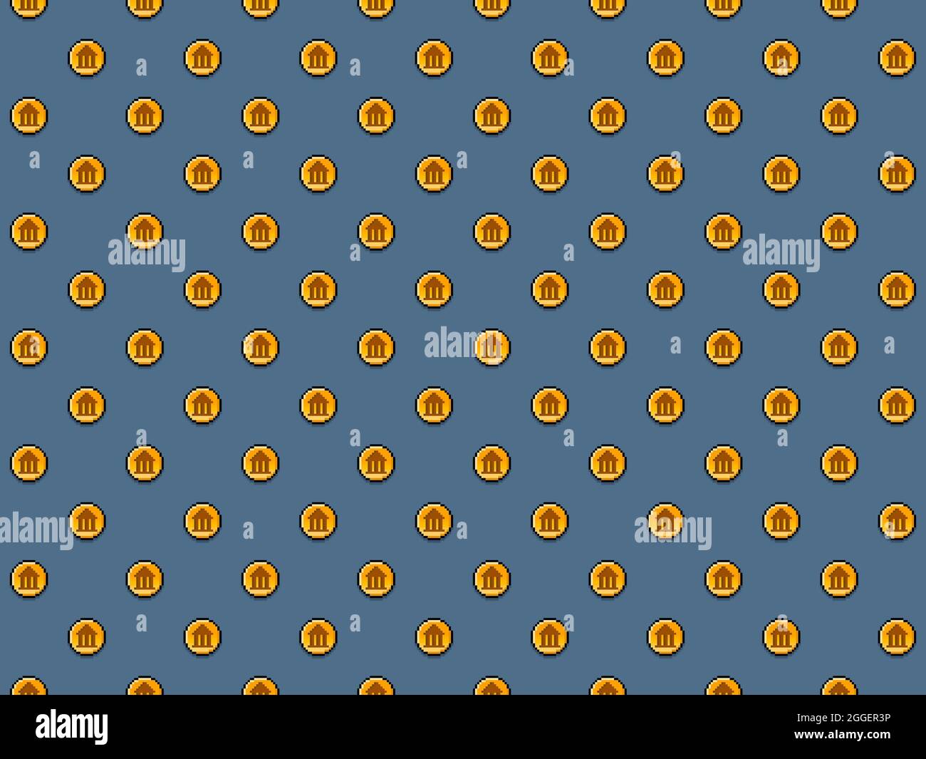 Money pixel art seamless pattern High Resolution Stock Photography and ...