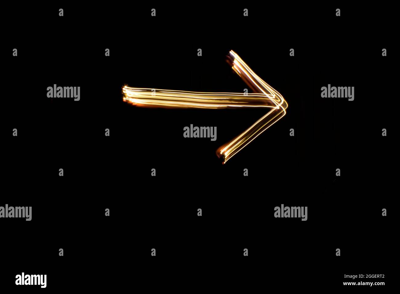 Neon light arrow hi-res stock photography and images - Alamy