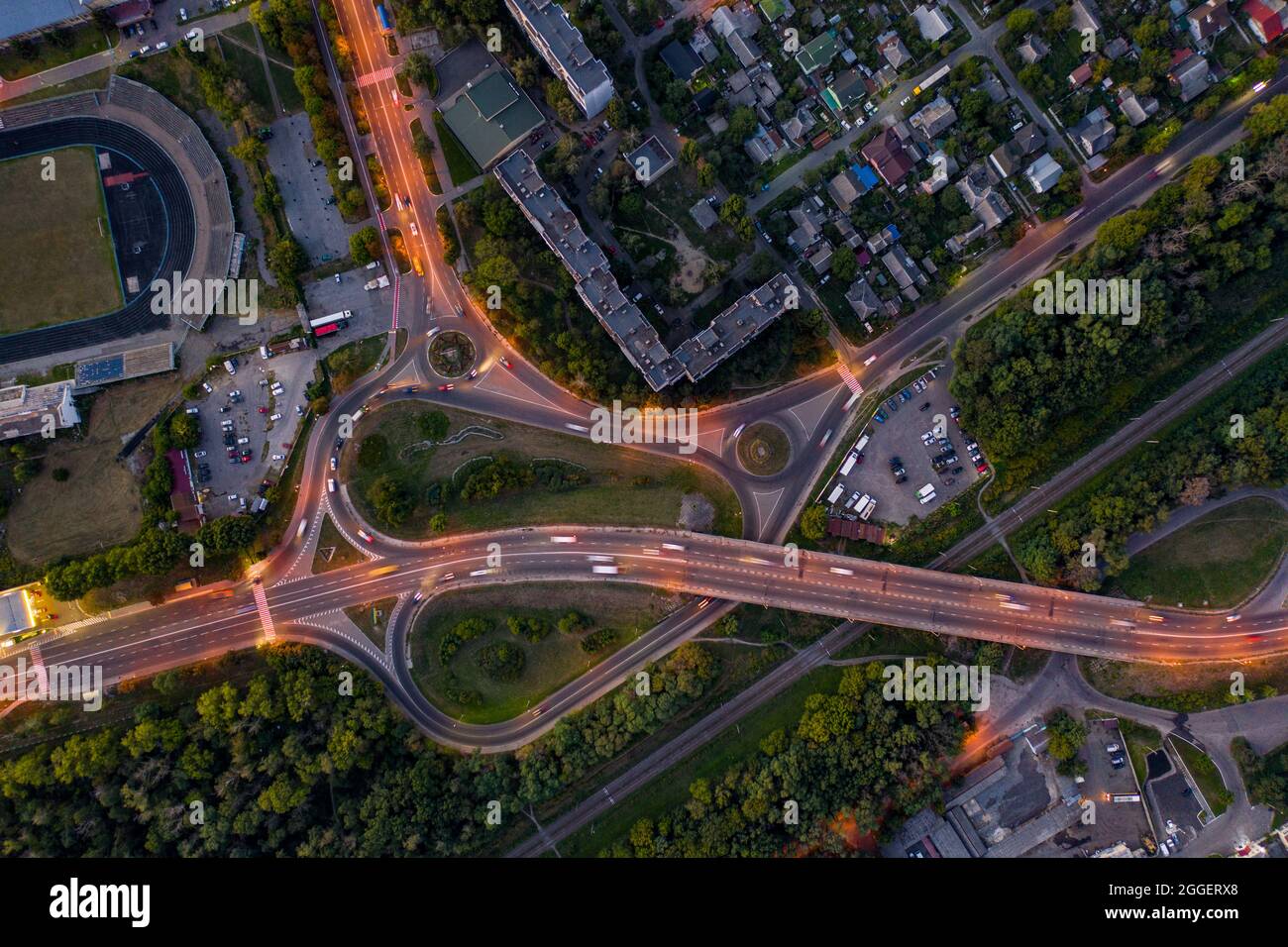 Crossroads buildings hi-res stock photography and images - Alamy