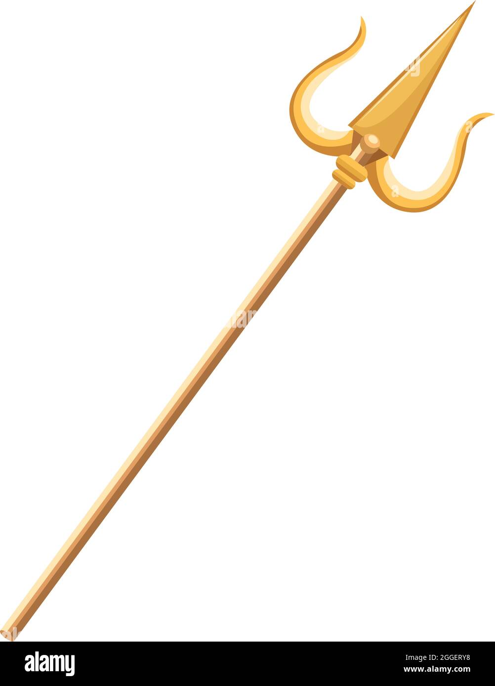 golden trident icon Stock Vector Image & Art - Alamy