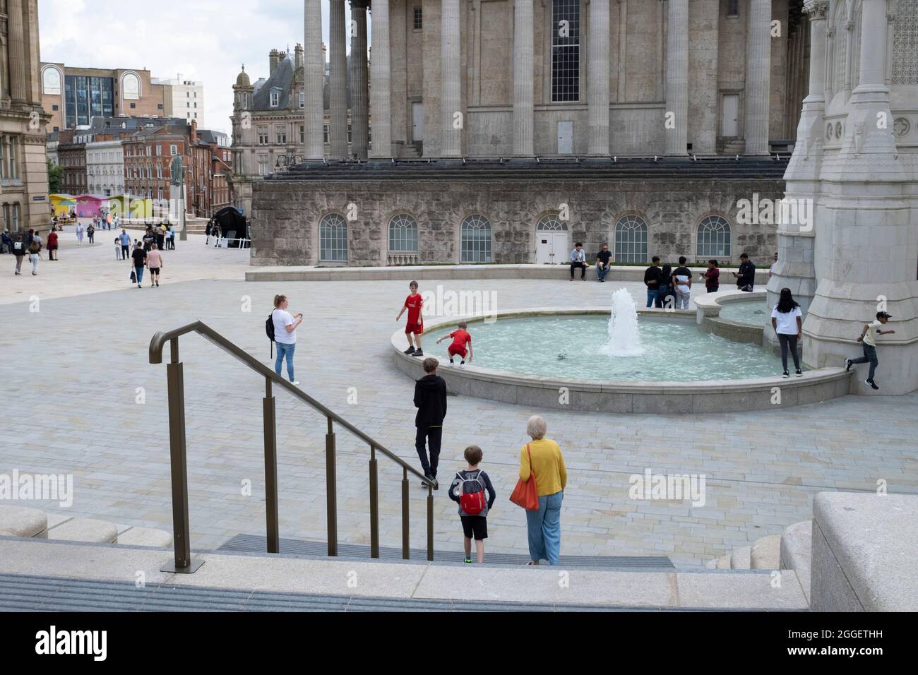 Scene at the newly renovated Chamberlain Square on 3rd August 2021 in ...
