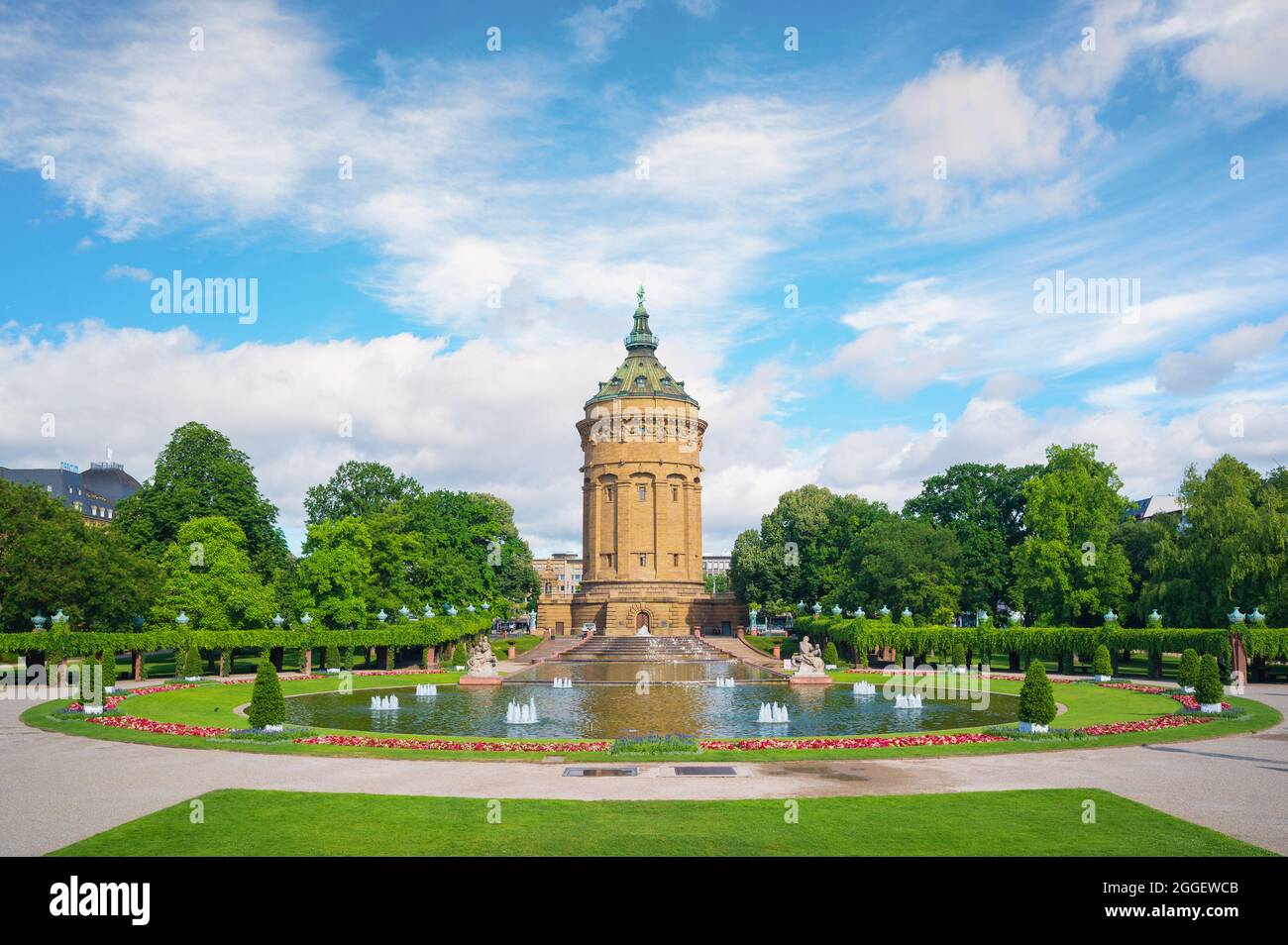 Mannheim germany tower hi-res stock photography and images - Alamy