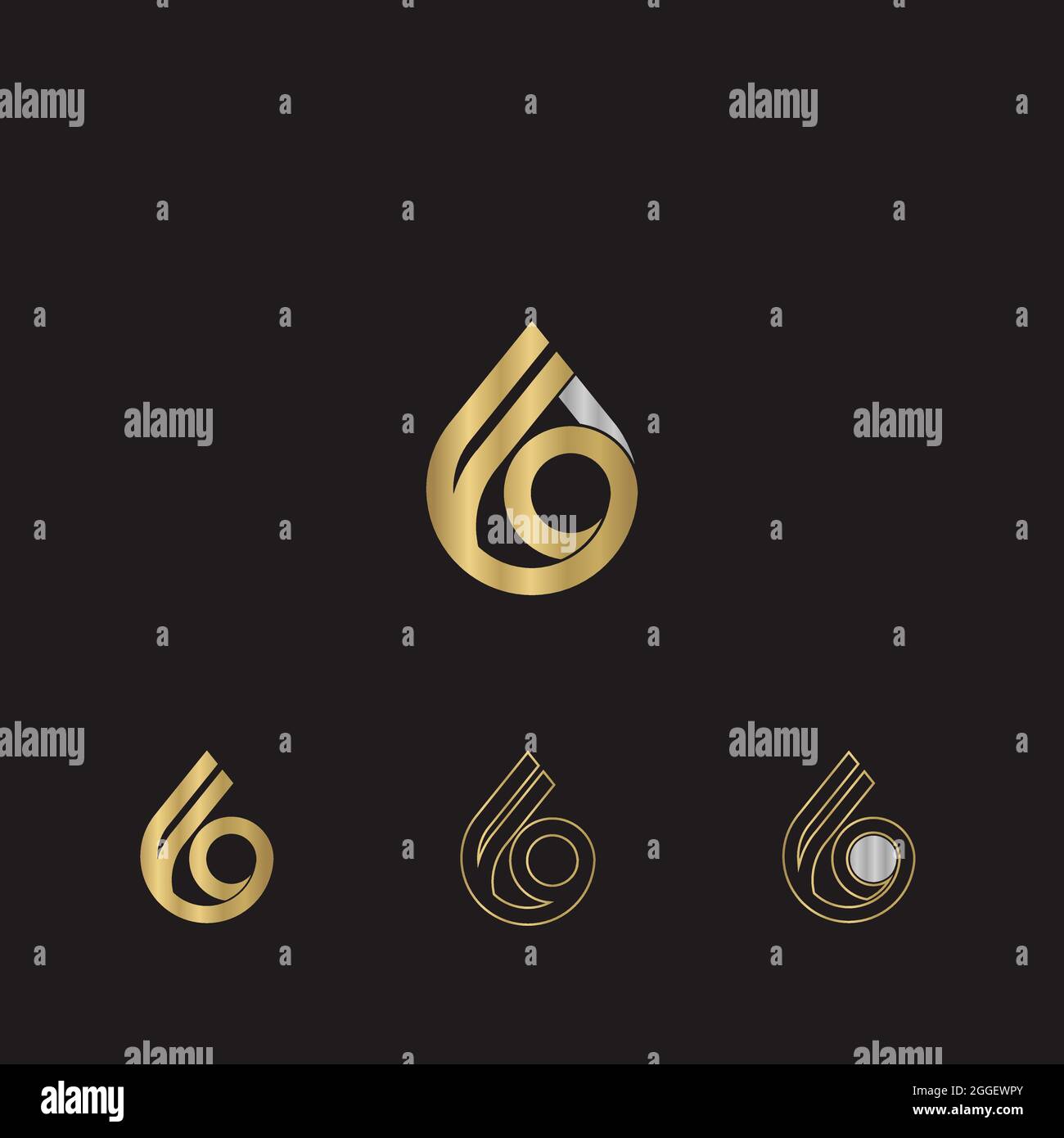 Alphabet Initials logo FO, OF, F and O Stock Vector Image & Art - Alamy