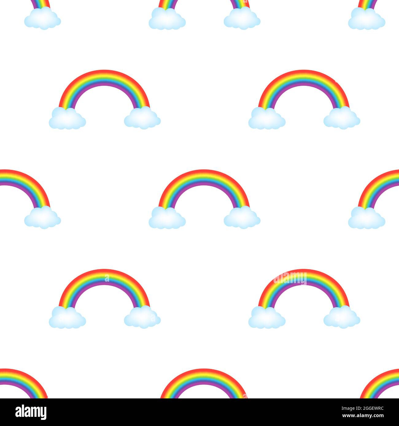 Rainbows pattern. Vector stock illustration Stock Vector Image & Art ...