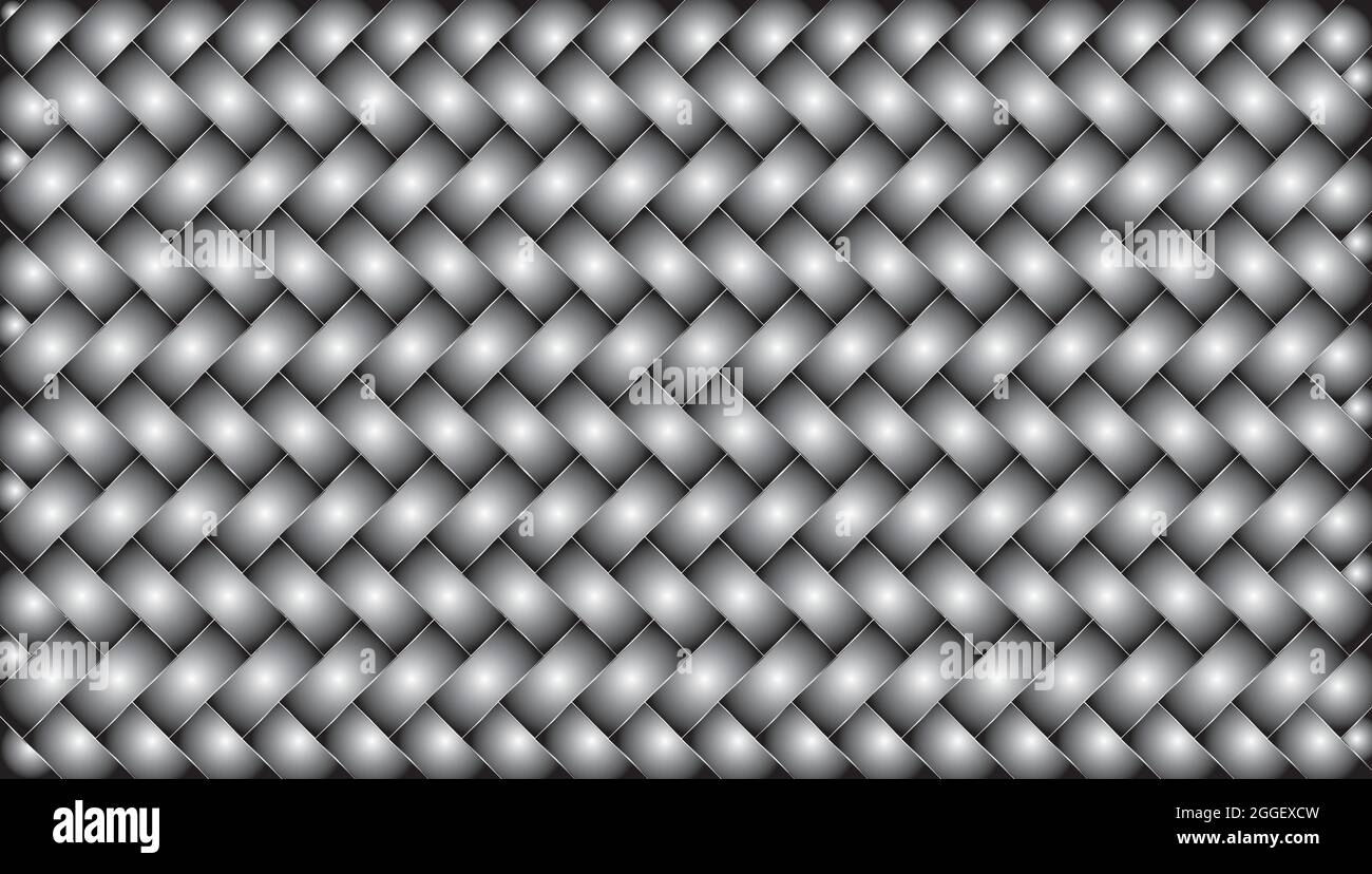 metallic woven texture. herringbone pattern background Stock Vector ...