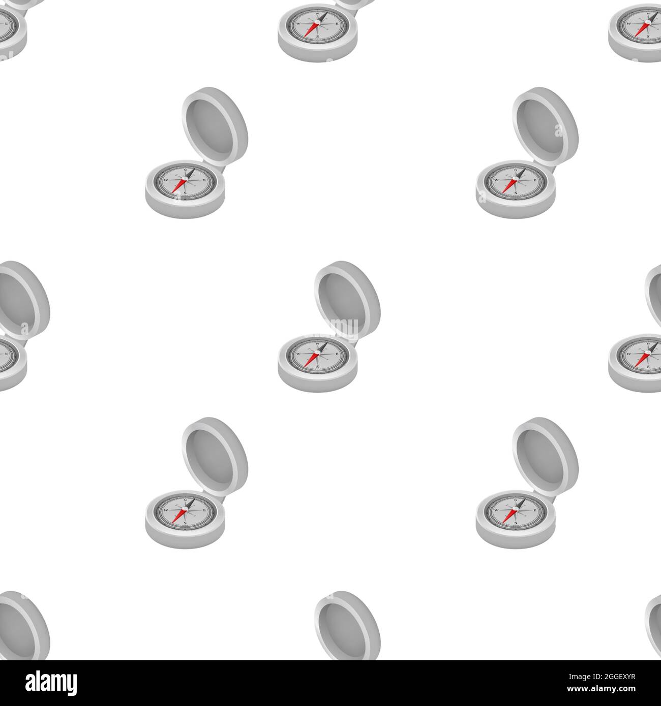 Compass pattern on white background. Flat vector navigation symbol ...