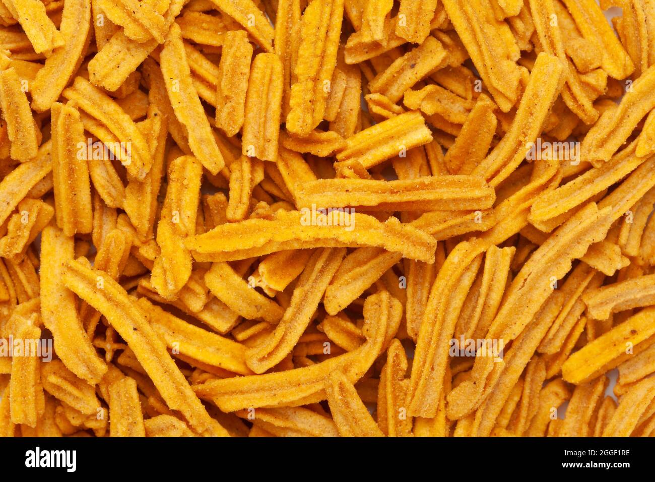 Close up of salted Soya Sticks Indian namkeen (snacks) Full-Frame ...