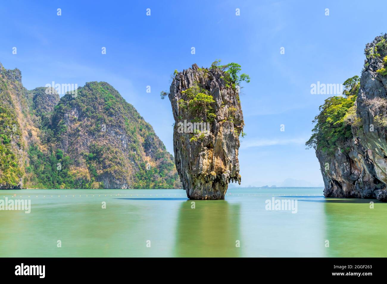 Khao Tapu or James Bond Island, the most famous tourist destinat Stock ...
