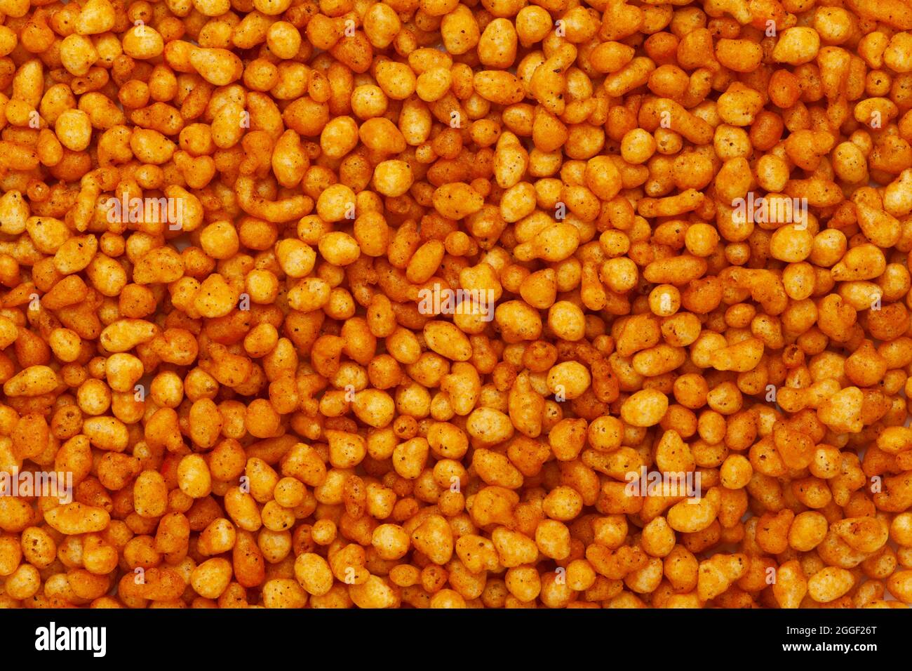 Close-up of crunchy masala boondi Indian namkeen (snacks) Full-Frame ...