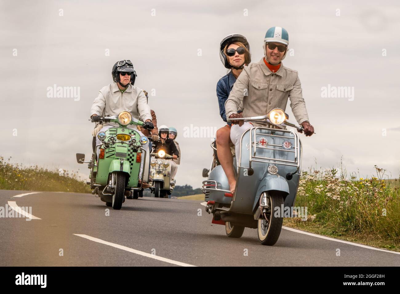 Mods bank holiday ride out hi-res stock photography and images - Alamy
