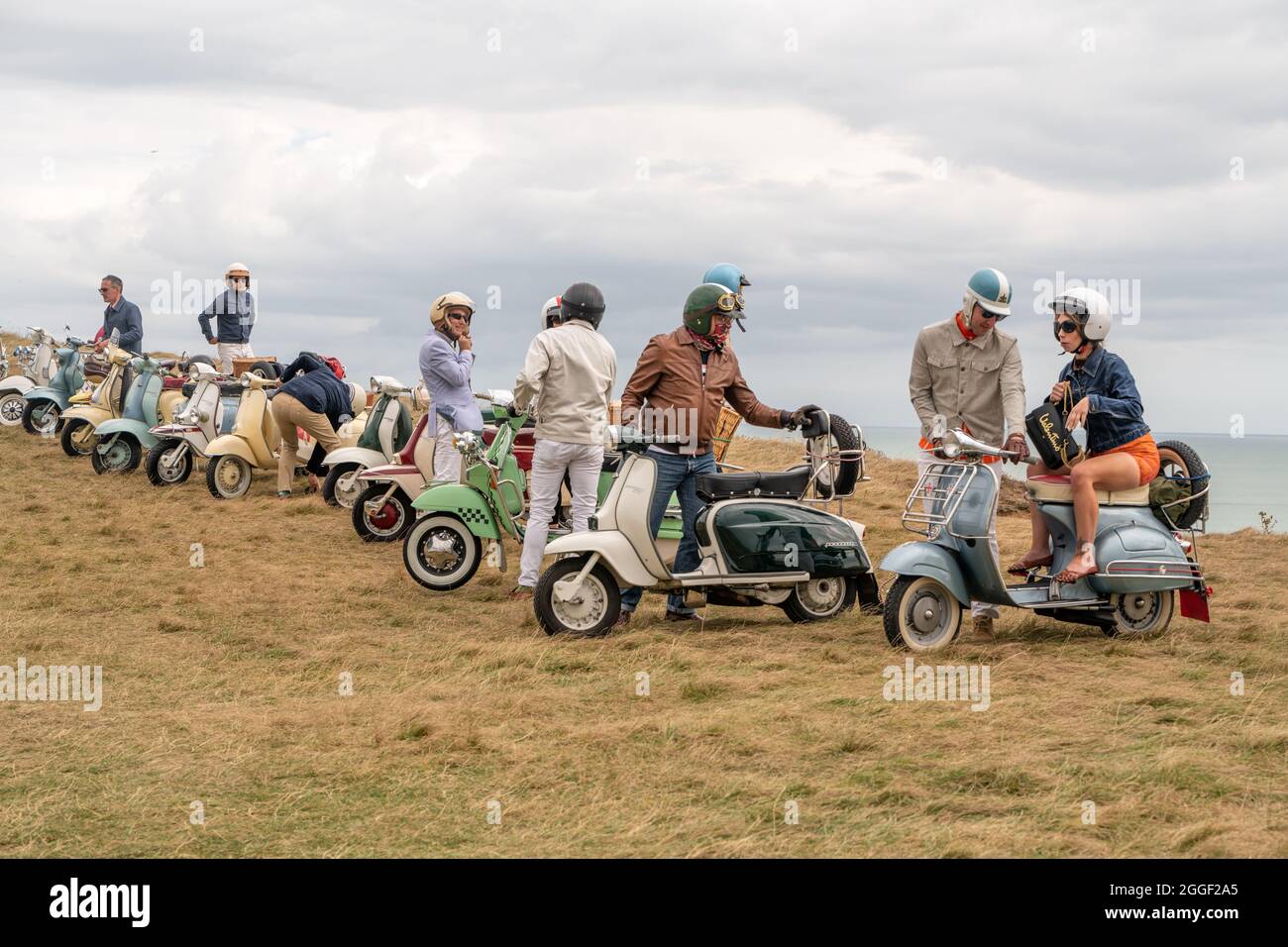 Mods bank holiday ride out hi-res stock photography and images - Alamy