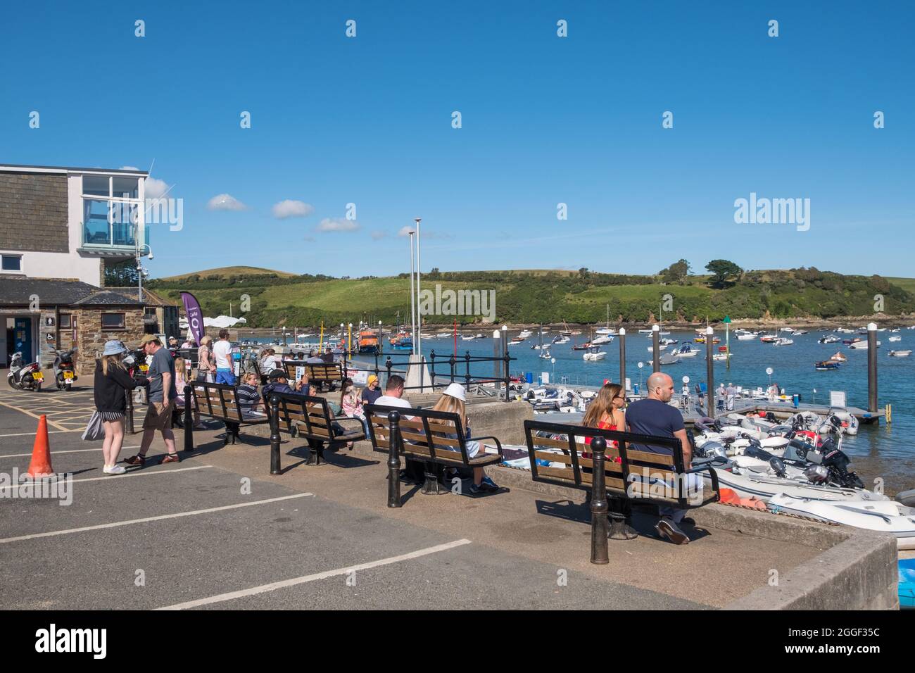 The Salcombe Estuary on a sunny summer's day Stock Photo - Alamy