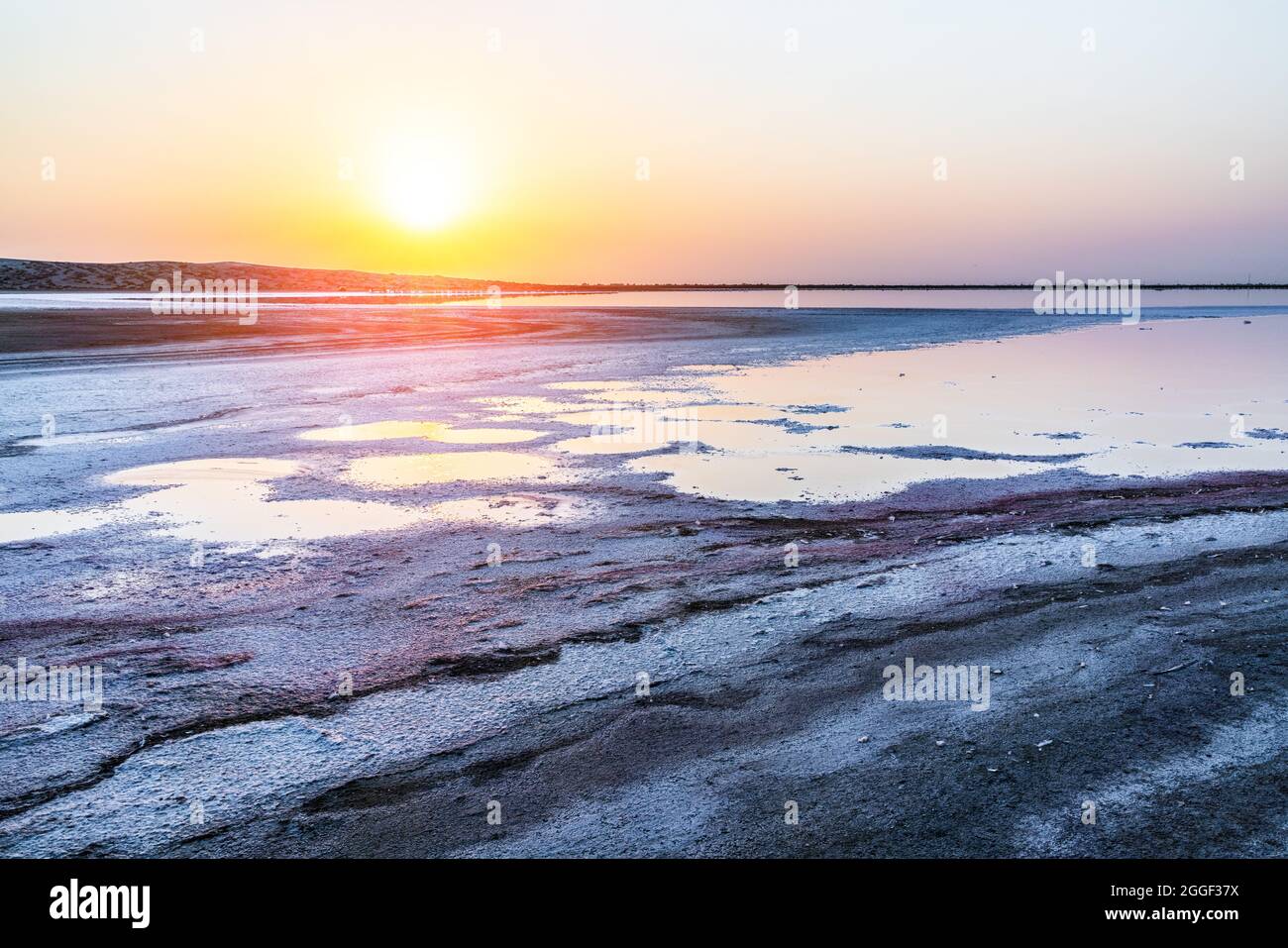 Sunset with unique evening sky hi-res stock photography and images - Alamy