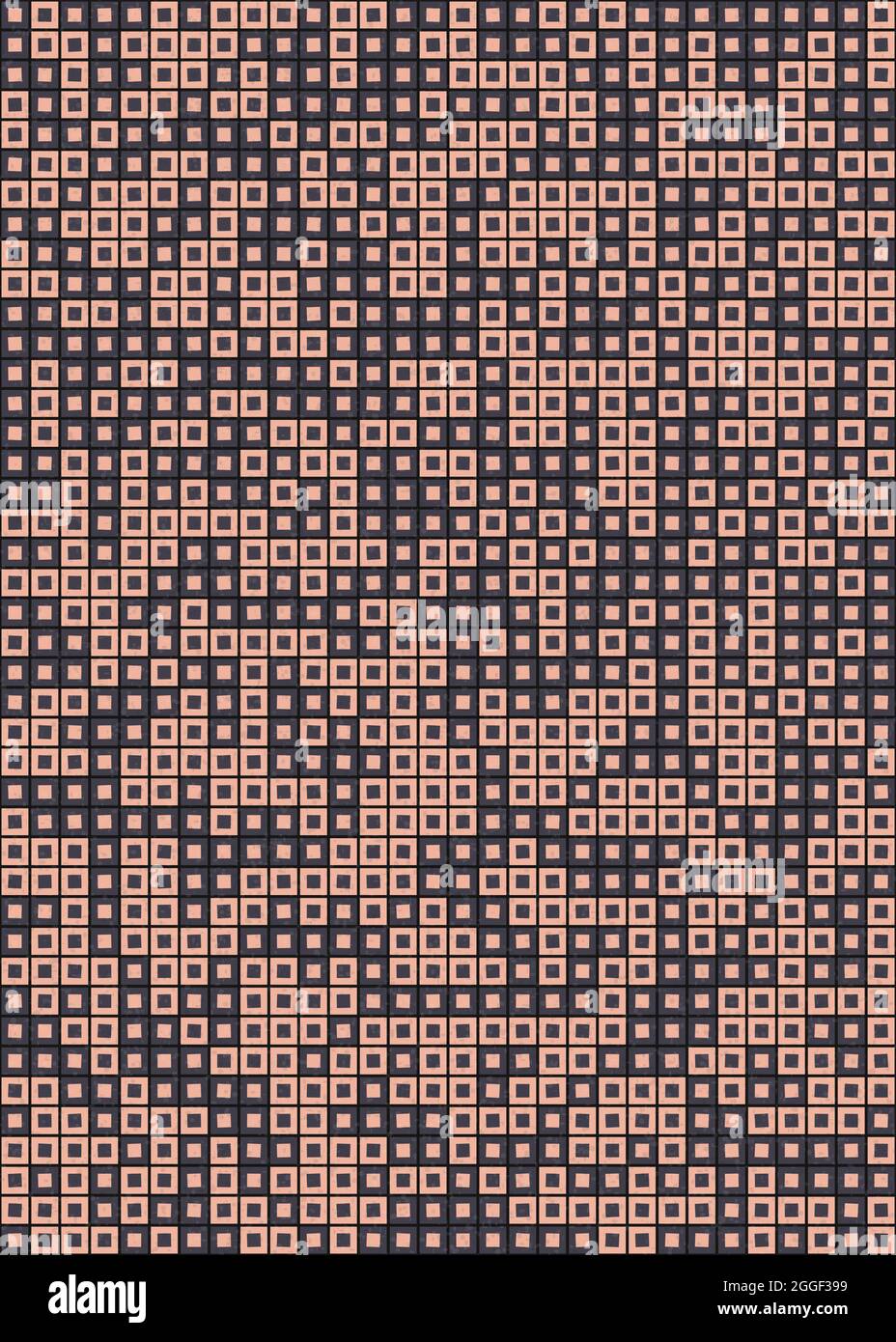 Abstract Geometrical generative computational art illustration Stock ...