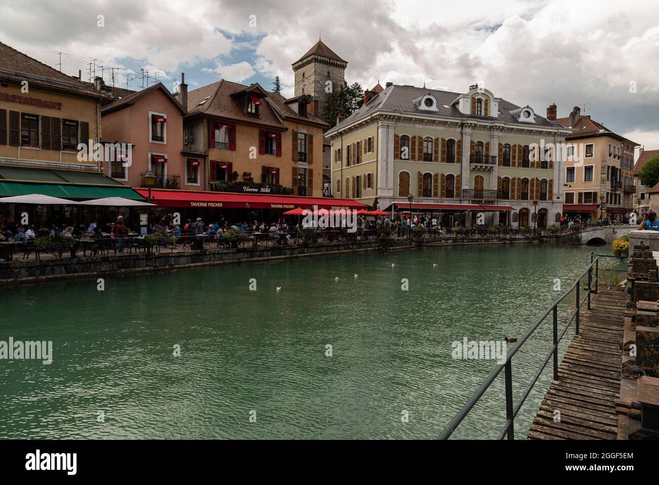 Annecy is a lock city located on the northern shore of the lake of the ...