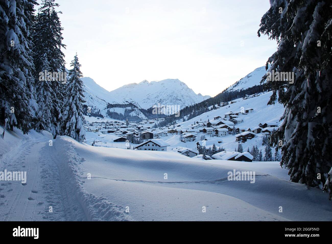 Lech village hi-res stock photography and images - Alamy