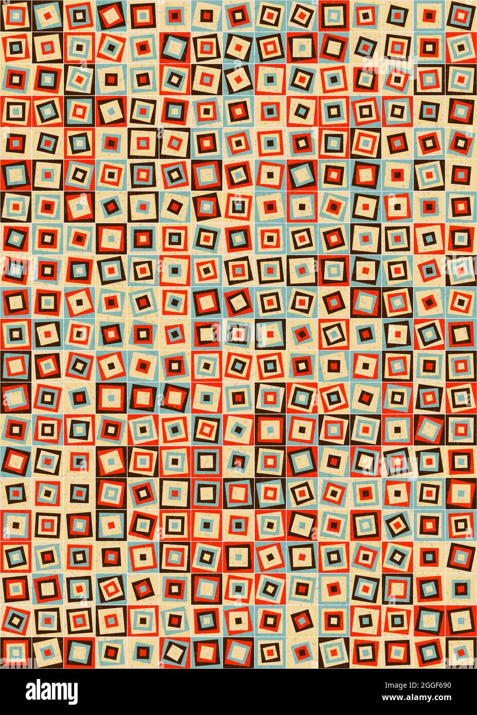 Abstract Geometrical generative computational art illustration Stock ...