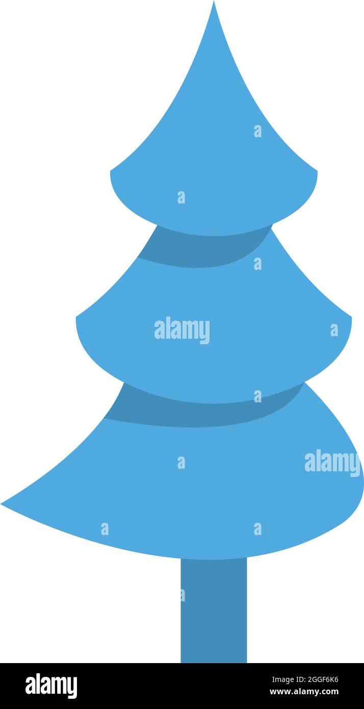 blue pine tree Stock Vector Image & Art - Alamy