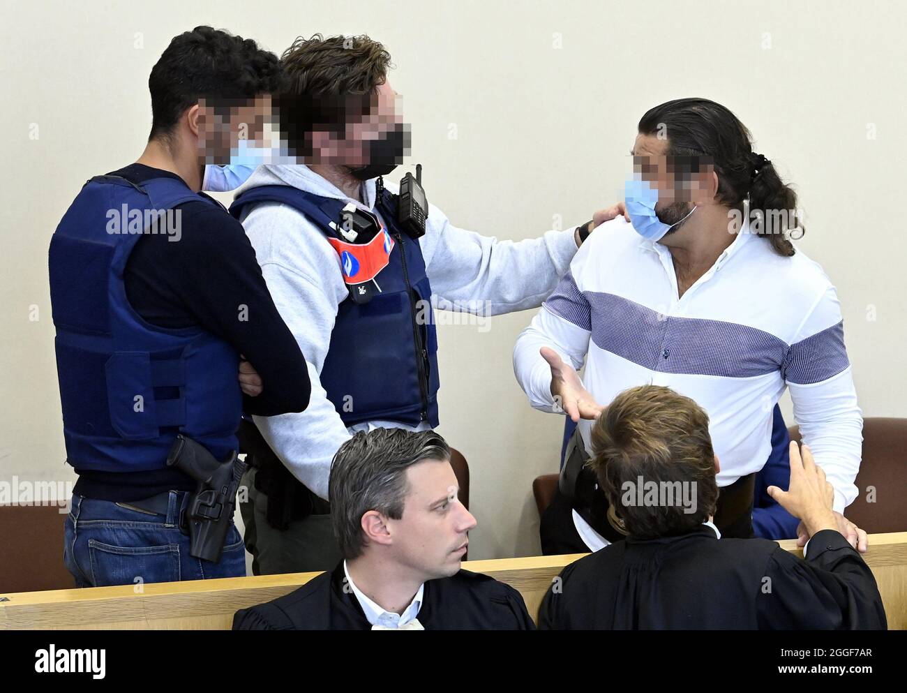 Sandro Hamidovic, one of the accused, pictured at the preliminary ...