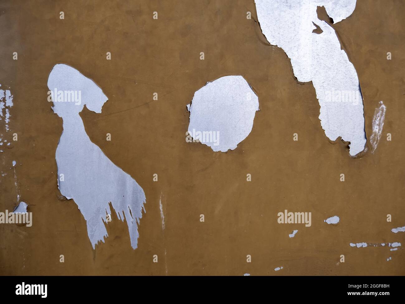 Detail of rusted and chipped metal wall, ruin and abandonment Stock ...