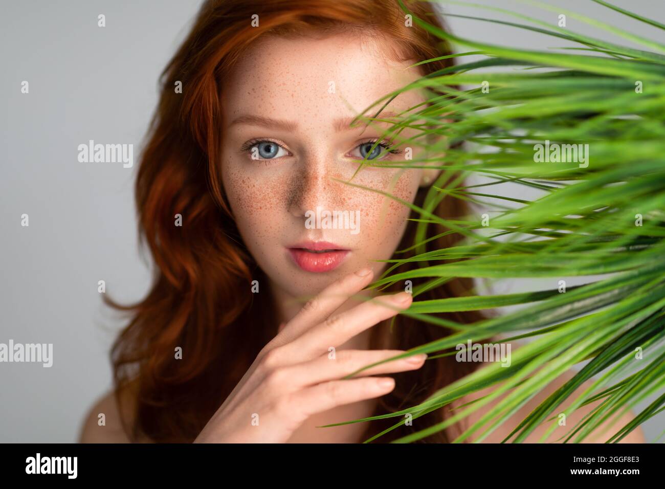 Female Model Headshot Front