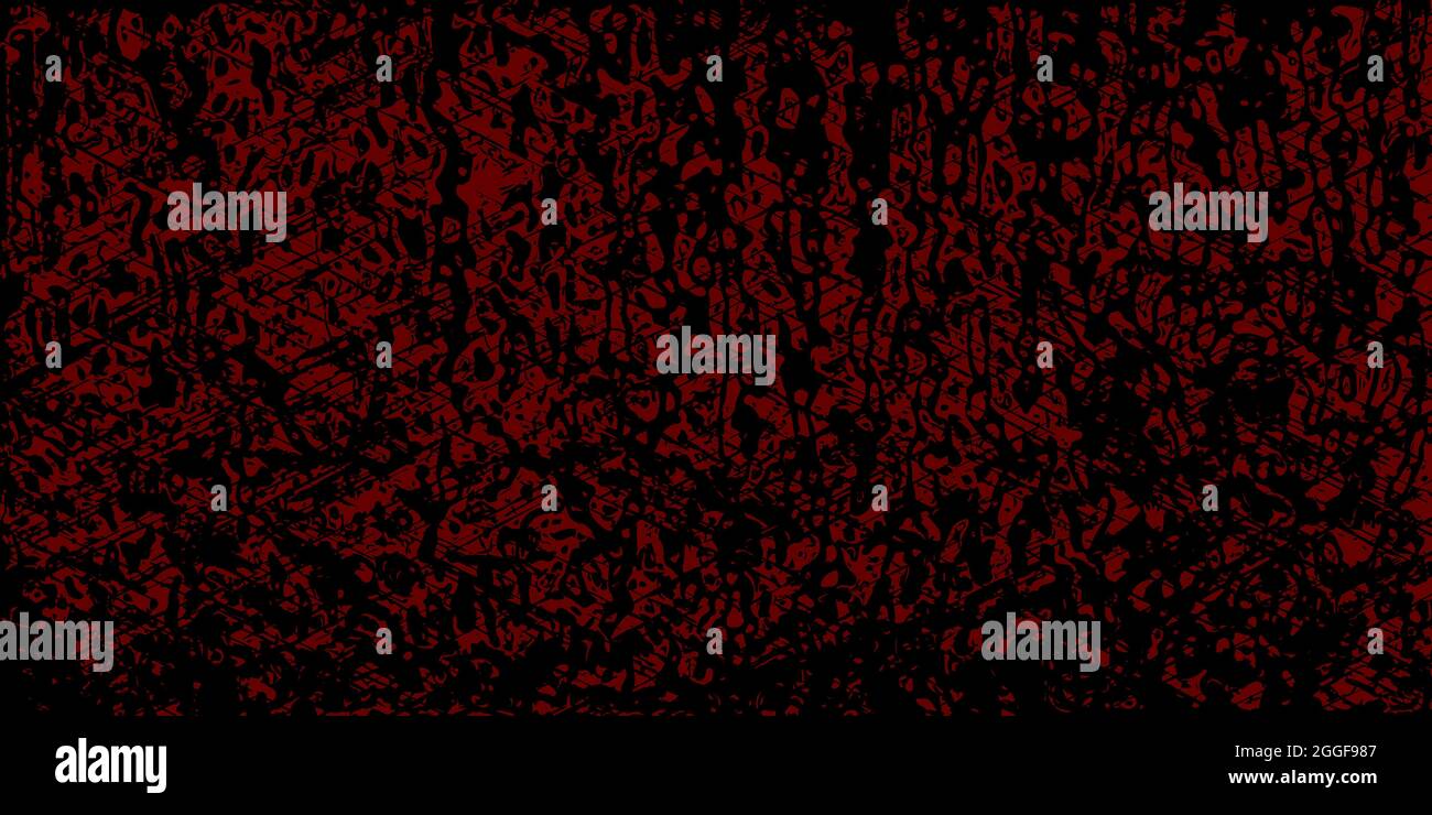 Dark red grunge overlay texture. Distress texture of spots, stains, ink ...