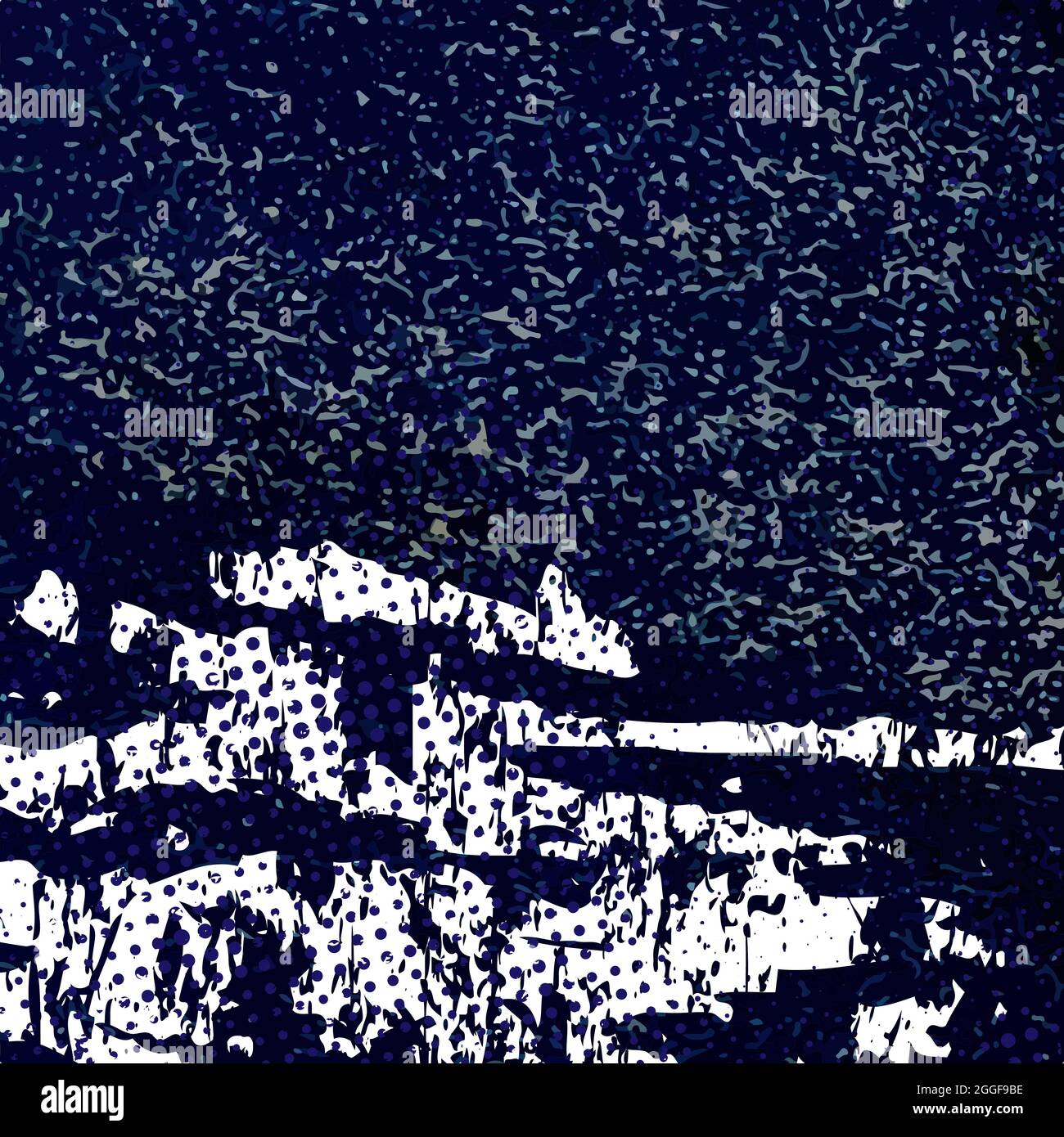 Abstract mural blue Stock Vector Images - Alamy