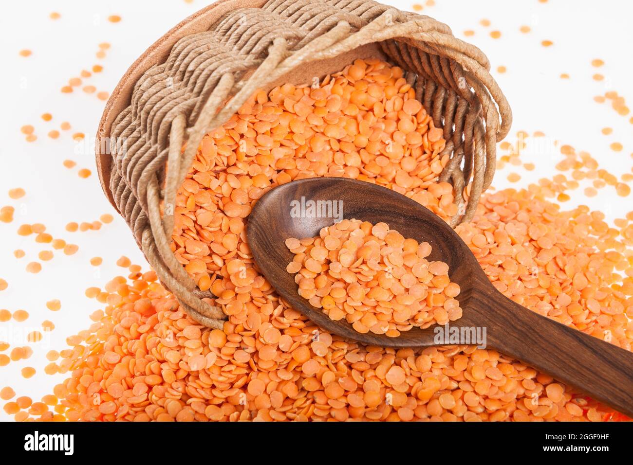 Very Healthy Food; Raw Peeled Red Lentils Stock Photo - Alamy