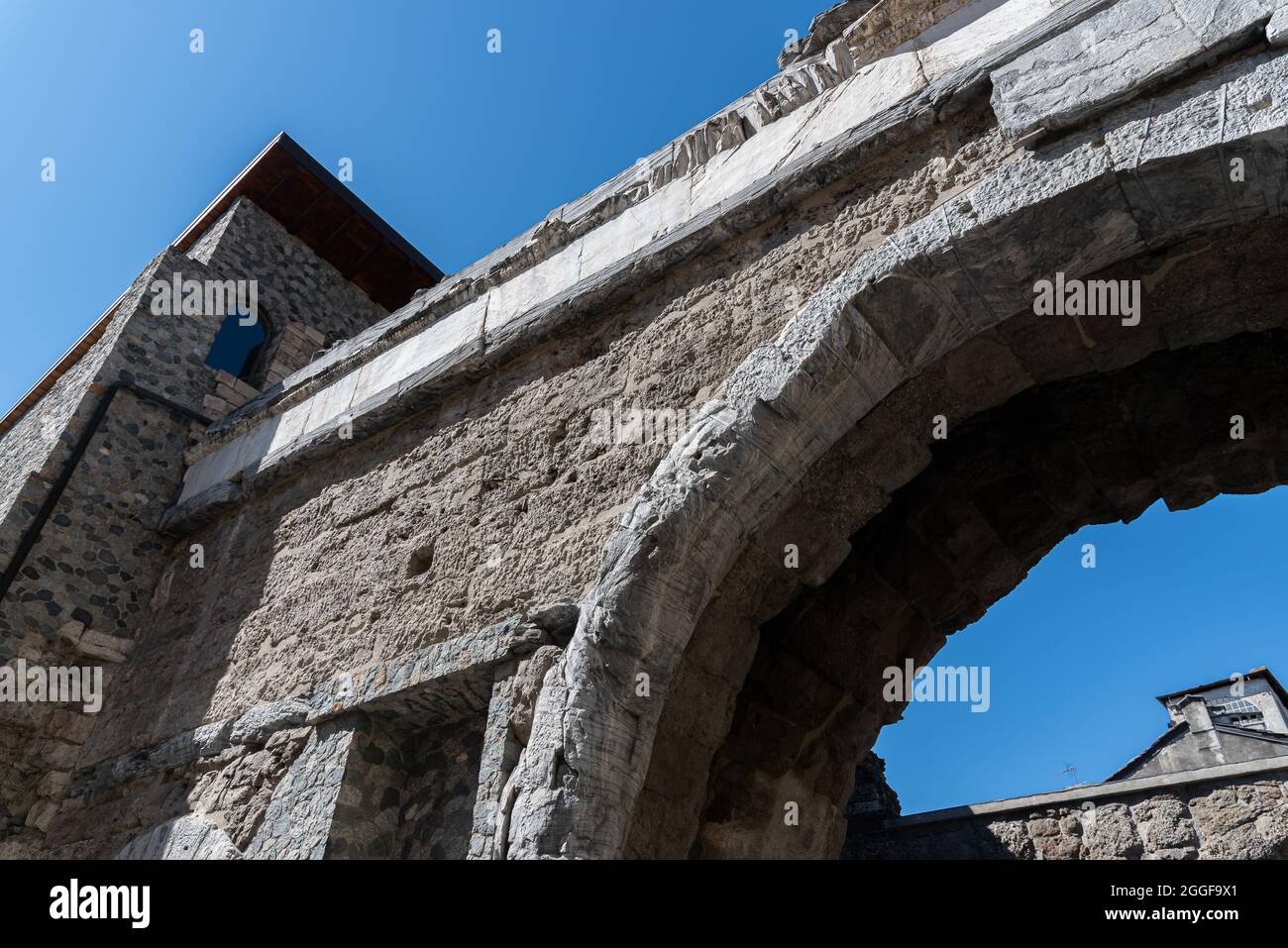 The Porta Pretoria or Porta pretoriana (in Latin Porta Prætoria, in ...