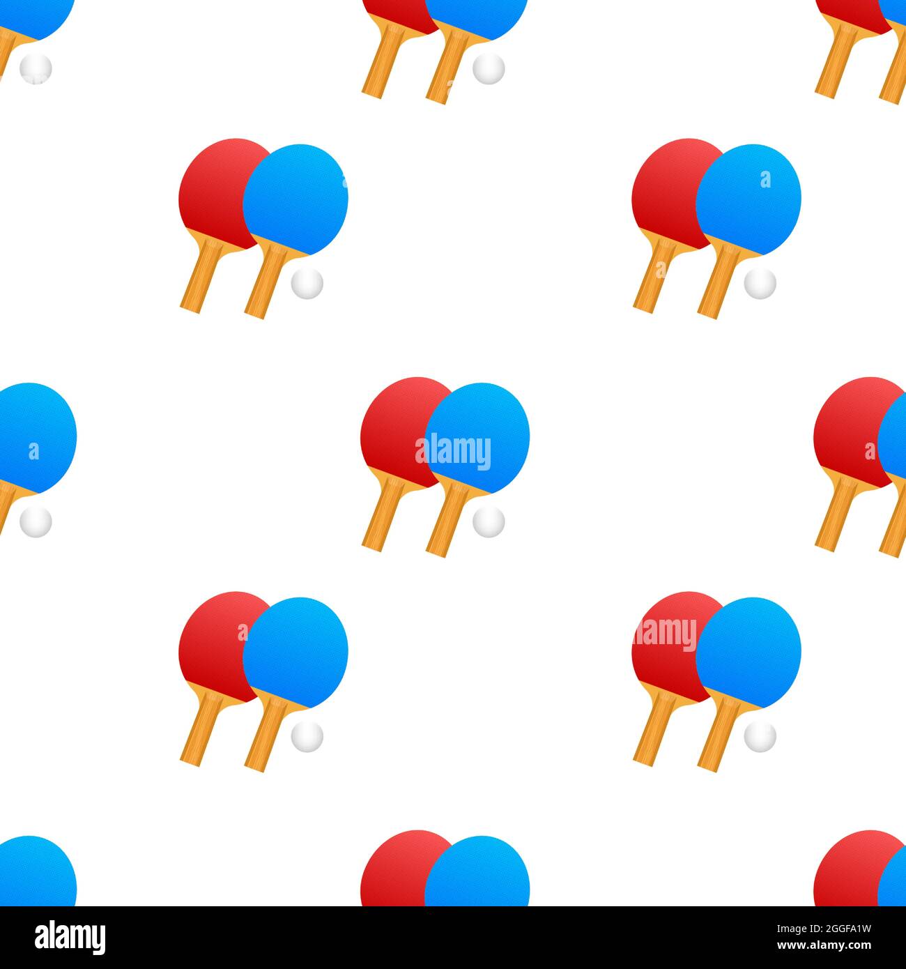 Two rackets for playing table tennis pattern. Vector stock illustration ...