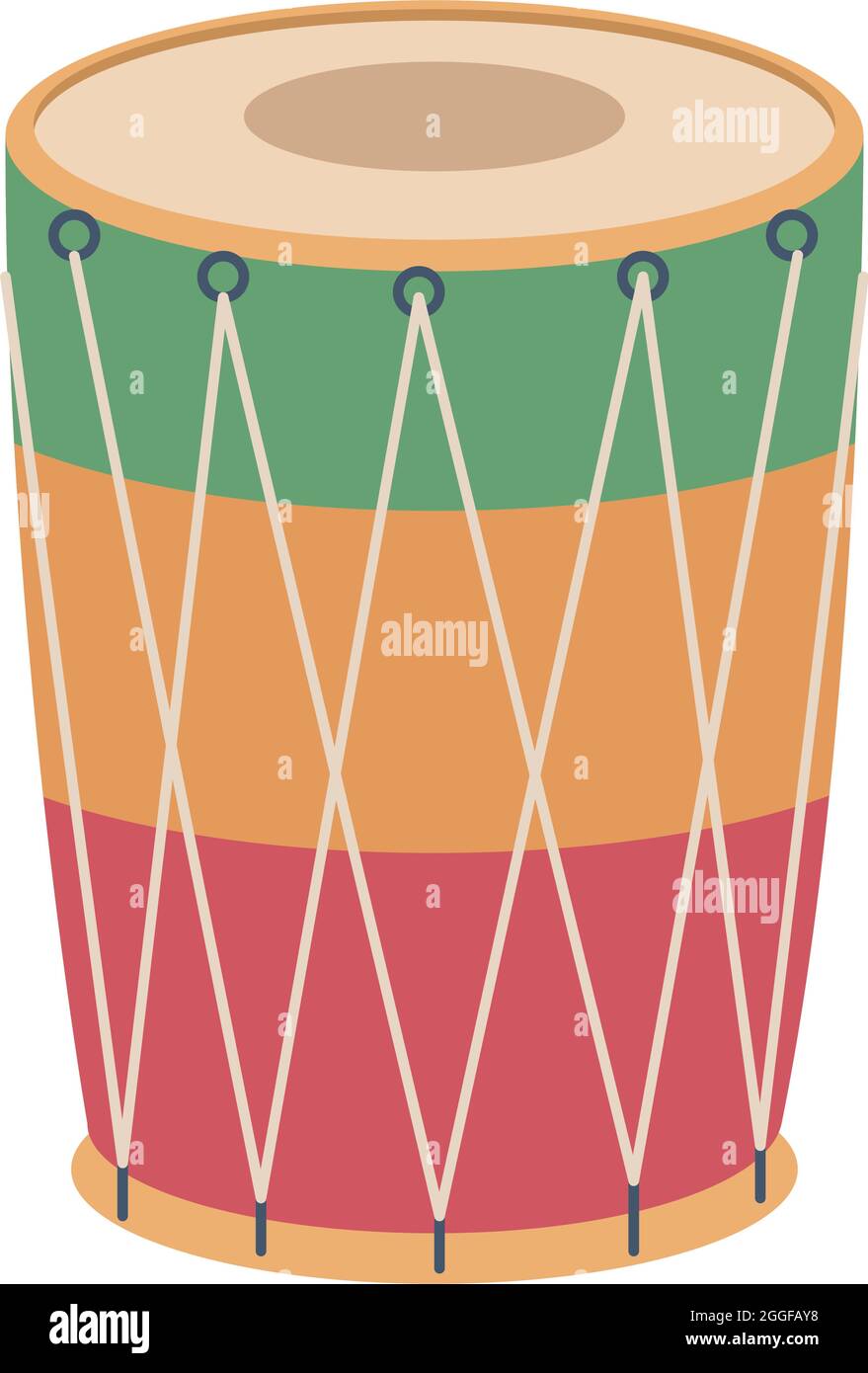 indian culture drum Stock Vector Image & Art - Alamy