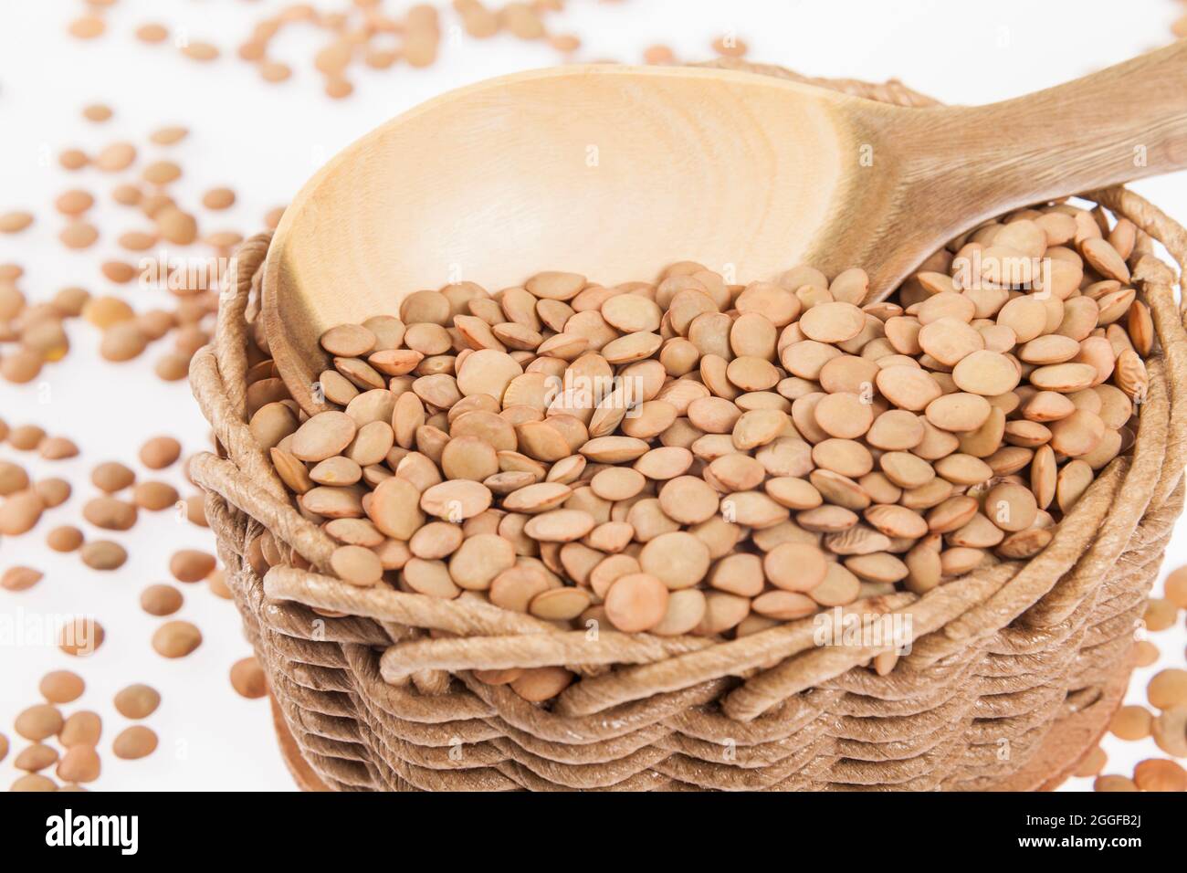 Raw uncooked lentils lens hi-res stock photography and images - Alamy