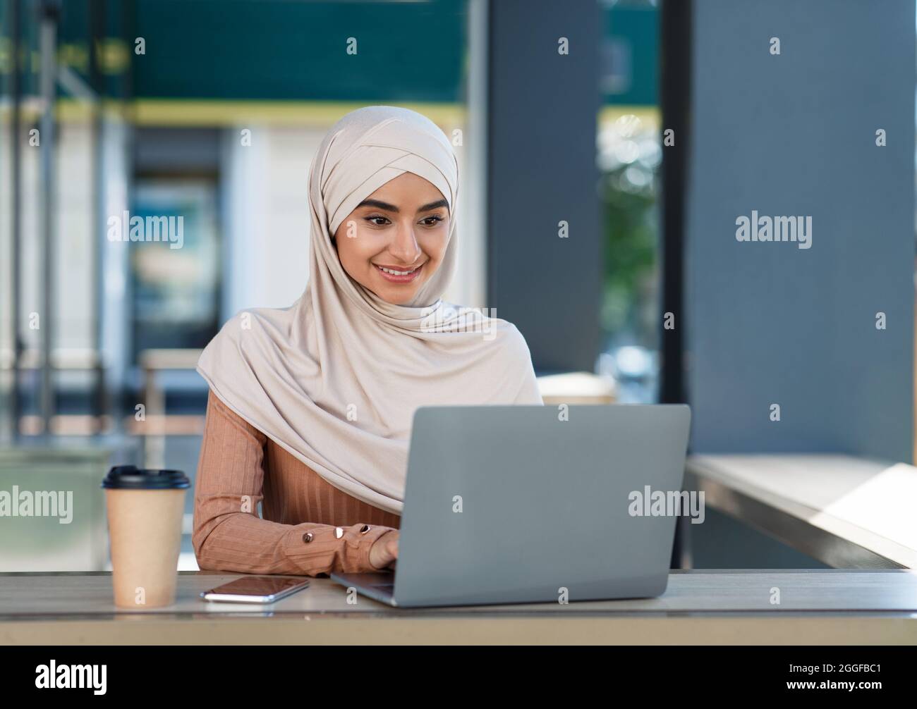 Digital nomad work and study remotely, devices for freelancing outdoor ...