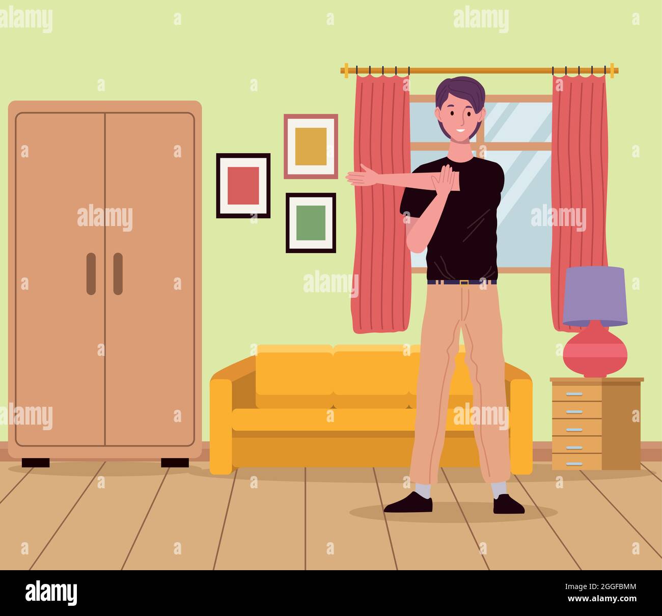 Employee wellness activities Stock Vector Images - Alamy