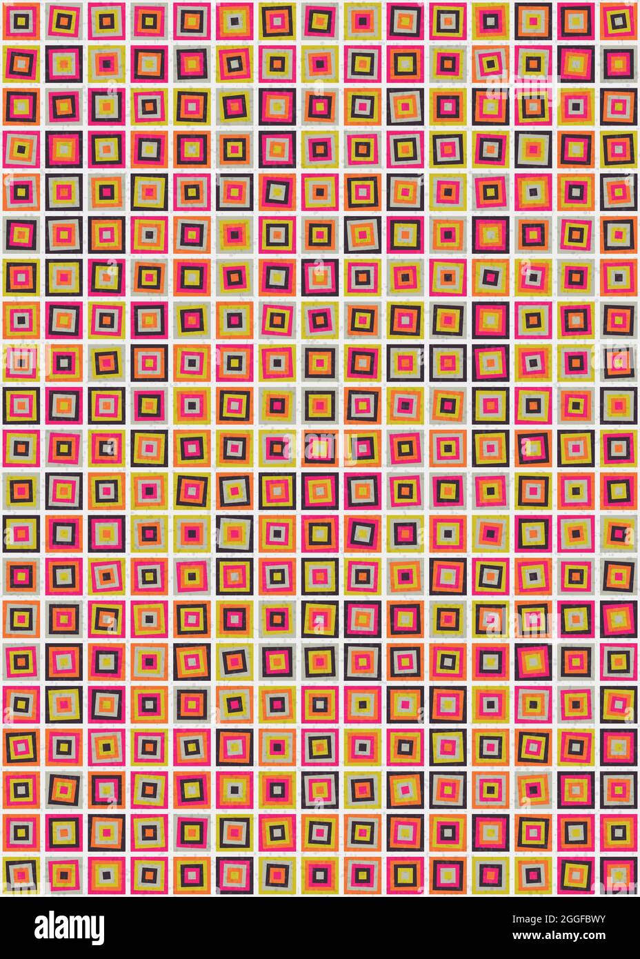 Abstract Geometrical generative computational art illustration Stock ...