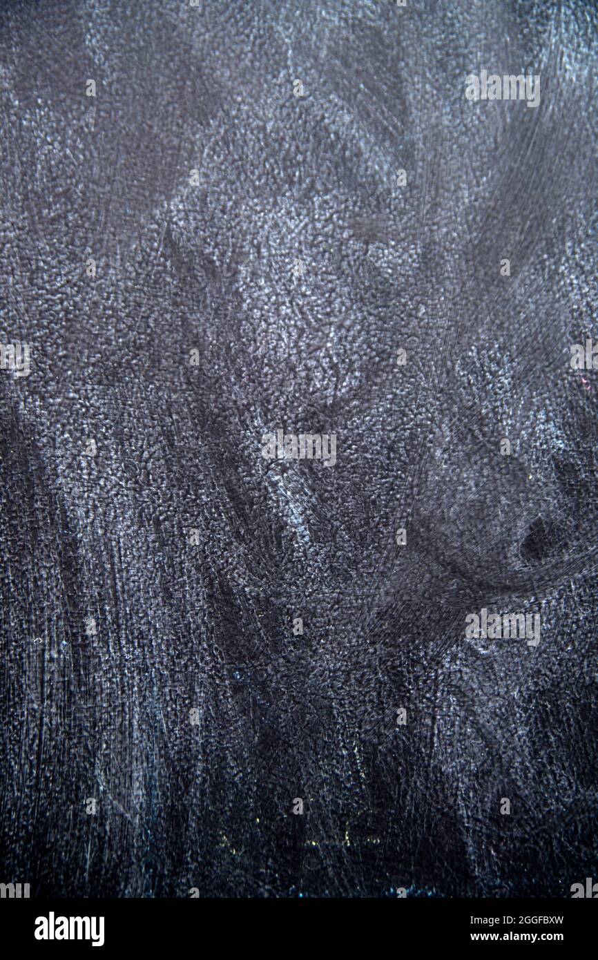 Old and used blackboard dirty school white chalk dust Stock Photo - Alamy